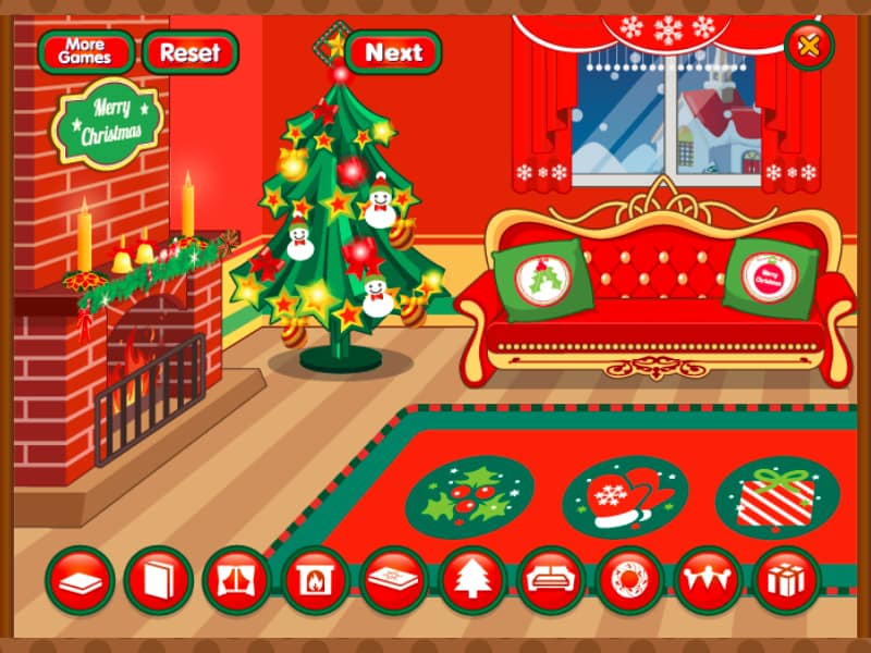 Christmas Room Decoration - Juego Online - Juega Ahora | Clavejuegos