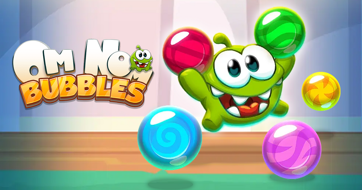 Om Nom Bubbles - Juego Online - Juega Ahora | Clavejuegos.com