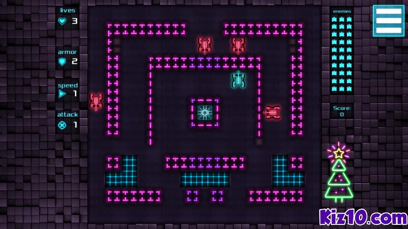 Neon Battle Tank - Juego Online - Juega Ahora | Clavejuegos
