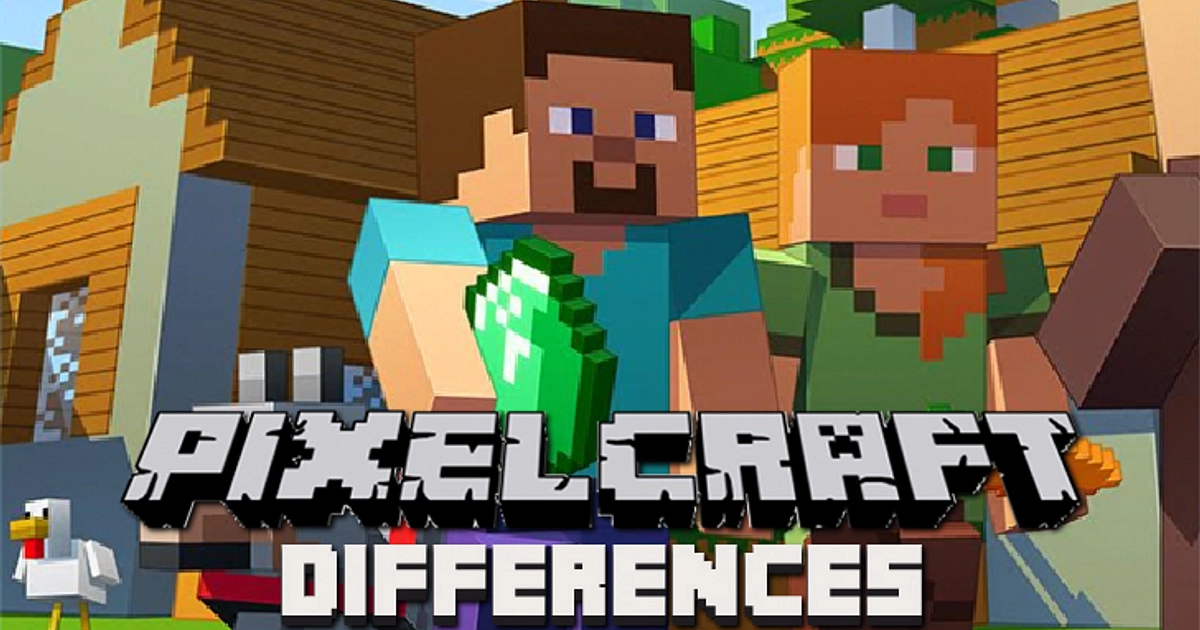 Pixelcraft Differences - Juego Online - Juega Ahora | Clavejuegos.com